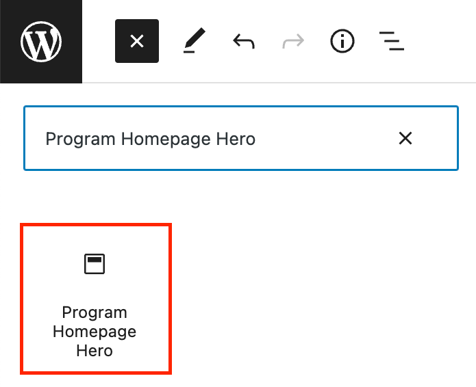 How To: Program Homepage Hero | 1789 Handbook | Georgetown University